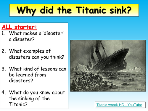 Titanic | Teaching Resources