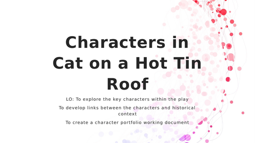 Cat on a Hot Tin Roof | Teaching Resources