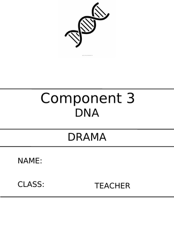 Edexcel GCSE Drama DNA revision book | Teaching Resources