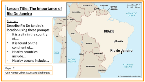 Urban Issues and Challenges - Rio GCSE Geography | Teaching Resources