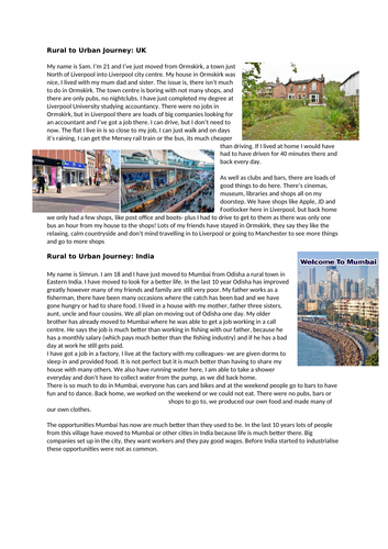 Urban Issues and Challenges - Rio GCSE Geography | Teaching Resources