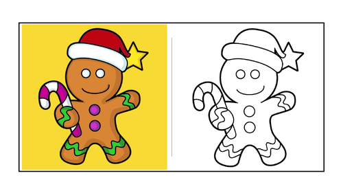 10 Christmas Colouring Cards EYFS and KS1 | Teaching Resources