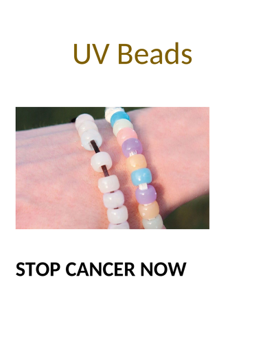 Astronomy UV beads Solar Beads Lab Help Stop Skin Cancer Middle School ...