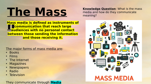 Introduction to GCSE Media Studies | Teaching Resources