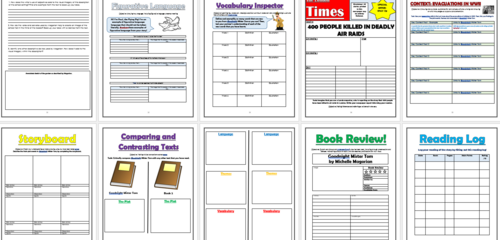 Goodnight Mister Tom - KS3 Comprehension Activities Booklet! | Teaching ...