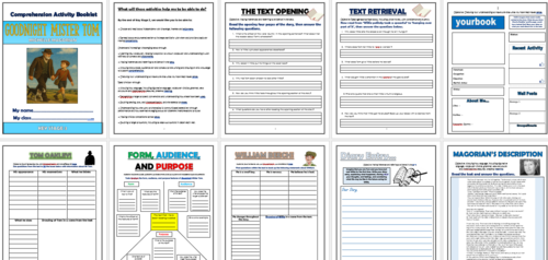Goodnight Mister Tom - KS3 Comprehension Activities Booklet! | Teaching ...