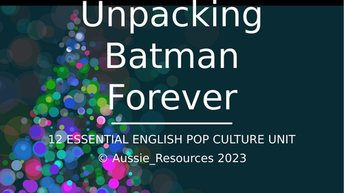 12 Essential English – Hero and Villain Pop Culture Unit – Unpacking ...