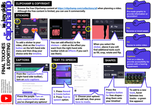 3 - Final Touches & Exporting [Microsoft Clipchamp Key Skills ...