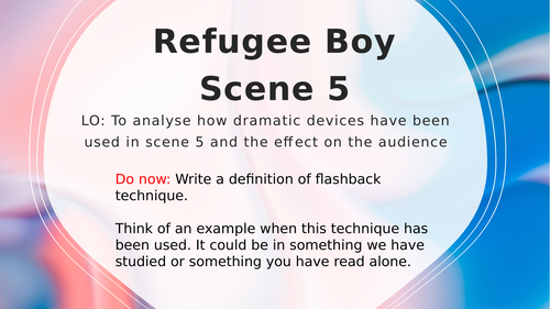 Refugee Boy by Benjamin Zephaniah and adapted by Lemn Sissay | Teaching ...