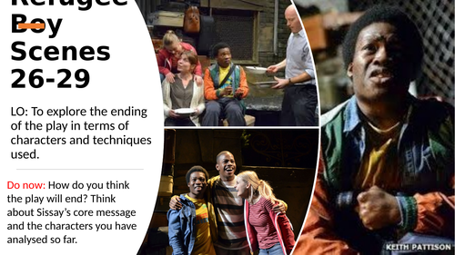 Refugee Boy by Benjamin Zephaniah and adapted by Lemn Sissay | Teaching ...