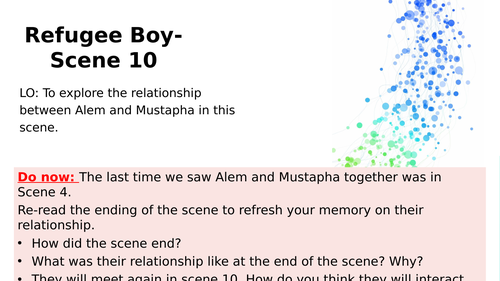 Refugee Boy by Benjamin Zephaniah and adapted by Lemn Sissay | Teaching ...