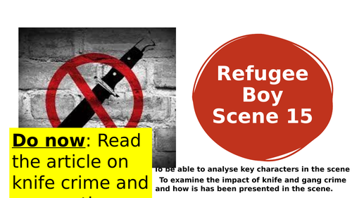 Refugee Boy by Benjamin Zephaniah and adapted by Lemn Sissay | Teaching ...