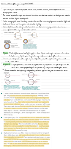 B10: The Human Nervous System revision notes | Teaching Resources
