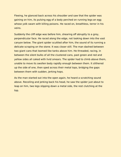 English Connotations & Extract Analysis - 'Finding Fear' - ECT Friendly ...