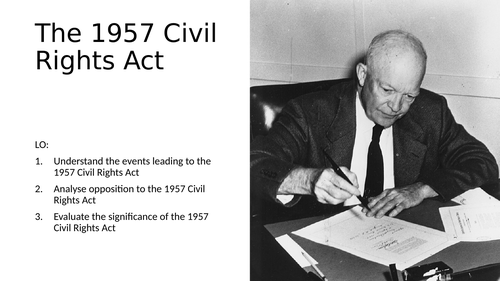 8. The 1957 Civil Rights Act | Teaching Resources