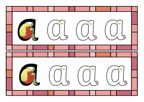 RWI Letter formation cards | Teaching Resources