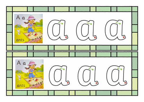 Jolly Phonics Letter formation cards | Teaching Resources