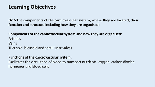 T level health/HCS circulatory system | Teaching Resources