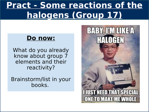 Structure 3.1 - The Periodic Table. New 2025 Syllabus Full Lessons. IB ...