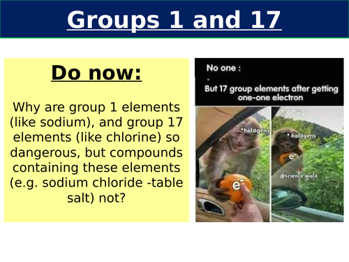 Structure 3.1 - The Periodic Table. New 2025 Syllabus Full Lessons. IB ...