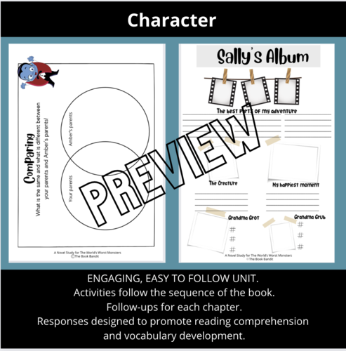 THE WORLD'S WORST MONSTERS David Walliams NOVEL STUDY and READING ...
