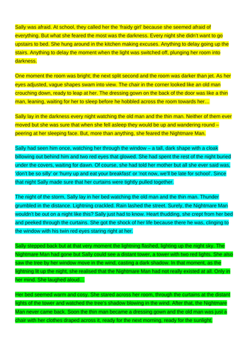 The Nightmare Man - Pie Corbett. Week of work | Teaching Resources