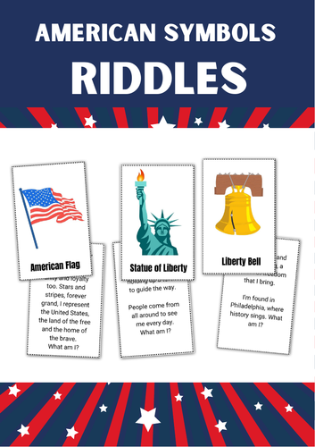 American Symbols riddles. | Teaching Resources