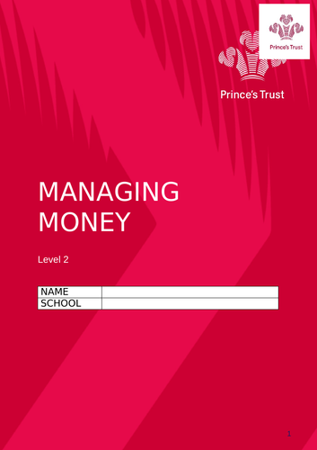 Prince's Trust - Managing Money Level 2 Teaching PowerPoint and Work ...