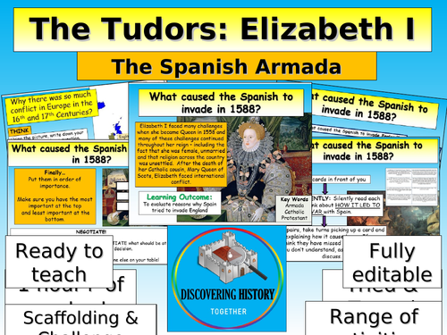 Elizabeth Spanish Armada | Teaching Resources