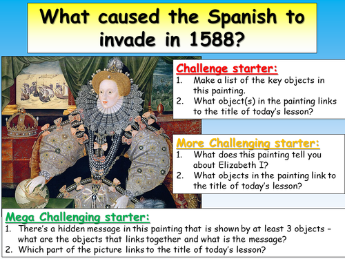Elizabeth Spanish Armada | Teaching Resources