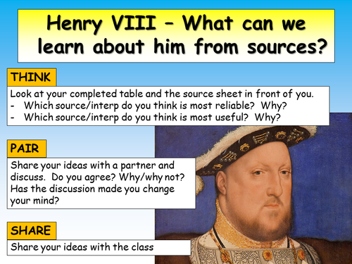 Henry VIII Source lesson | Teaching Resources