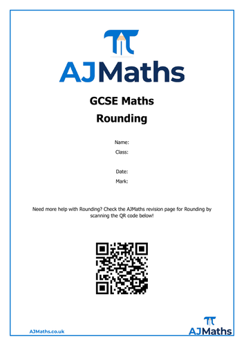 GCSE Maths | Rounding | Edexcel Foundation | | Teaching Resources GCSE Maths | Rounding | Edexcel Foundation | | Teaching Resources