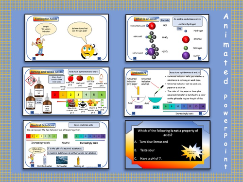 Acids Bases and Indicators Distance Learning and Homeschool Fully ...
