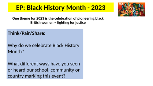 Black History Month 2023 | Teaching Resources