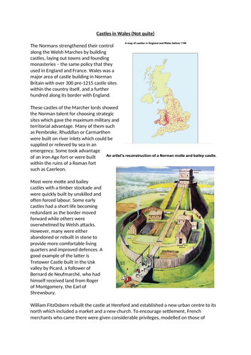 AQA GCSE History Historic Environment Wales 2024 | Teaching Resources