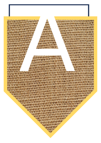 Natural Hessian Window Bunting Classroom Lettering / Letter Set for ...