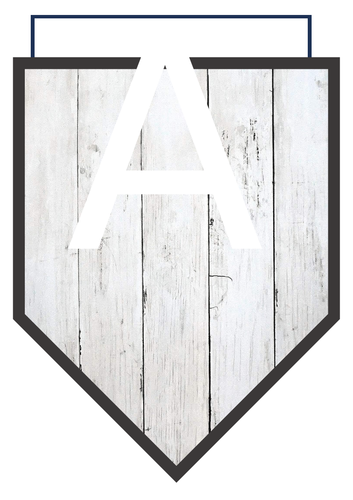 Natural White Wood Bunting Classroom Lettering / Letter Set for Titles ...