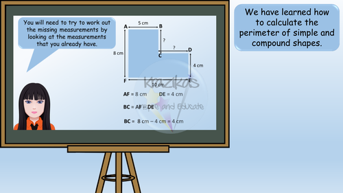 Level 1 Functional Skills Maths - Perimeter, Area, Volume PowerPoint ...
