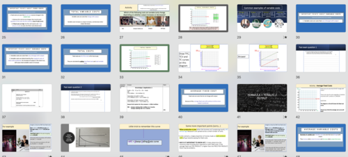Costs (Economics) - TFC, AFC, TVC, AVC, AC, TC, MC | Teaching Resources Costs (Economics) - TFC, AFC, TVC, AVC, AC, TC, MC | Teaching Resources