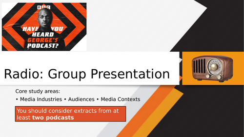 Radio | WJEC Eduqas A Level Media Studies | Have You Heard George’s ...