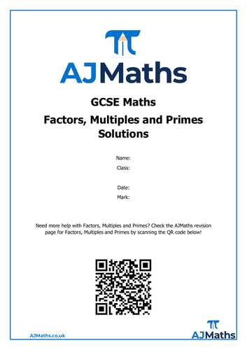 GCSE Maths | Factors, Multiples & Primes | Edexcel Foundation ... GCSE Maths | Factors, Multiples & Primes | Edexcel Foundation ...