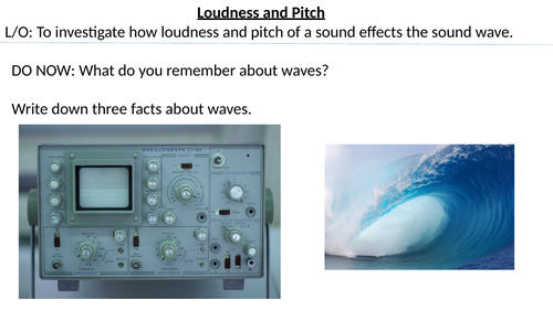 *Five Full Lessons* Physics: Sound | Teaching Resources