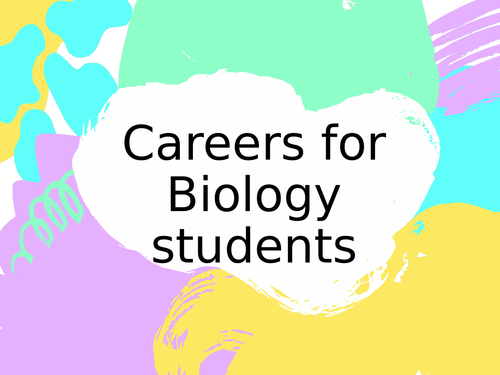 13 Careers for Biology Students Display Posters | Teaching Resources