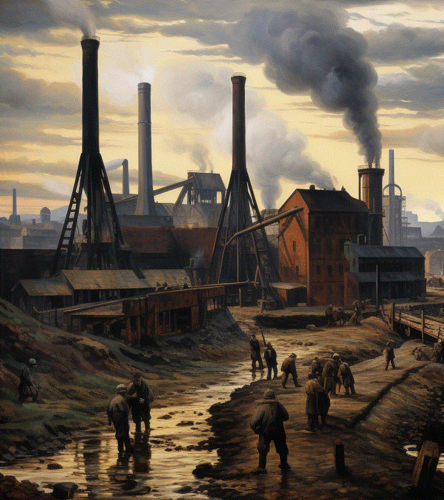 The Industrial Revolution Wall Display Lettering Whole Alphabet Letter ...