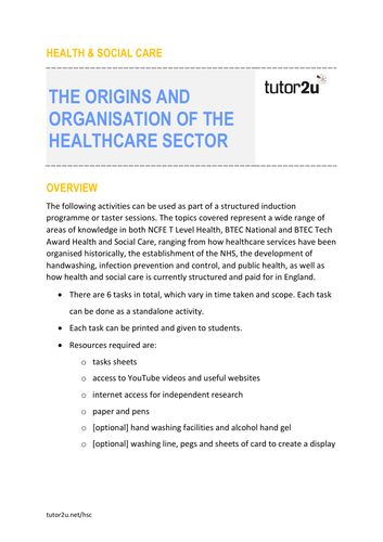 T-Level Health 2024-2025 A2.1-5 and A8.1-3 Working and person-centred ...