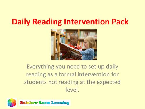 Daily Reading Intervention Pack | Teaching Resources