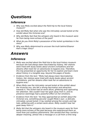 A short story for a whole class guided reading session for aimed at ...