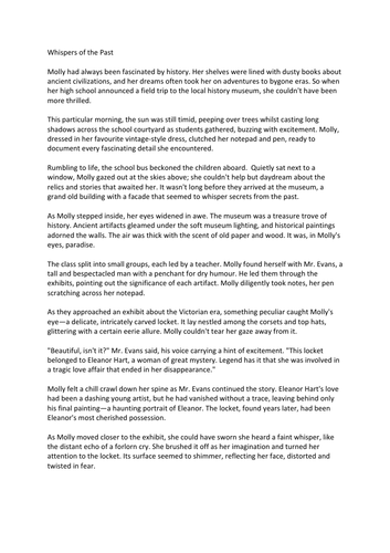 A short story for a whole class guided reading session for aimed at ...