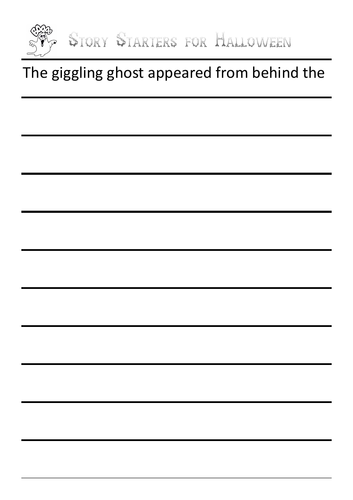 10 Story Starters for Halloween KS1 | Teaching Resources