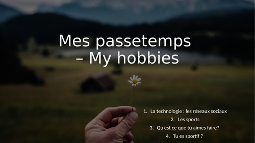 S1 / S2 la technologie - French | Teaching Resources